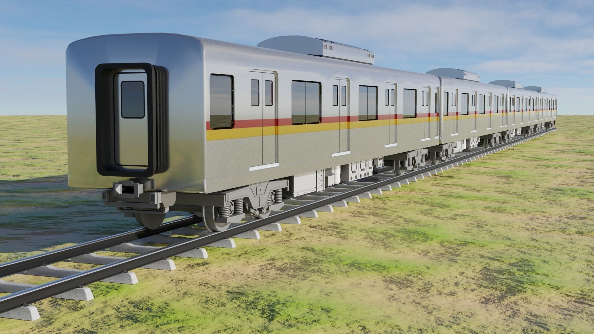 3D model Japan Train Takyo metro subway 6000 VR / AR / low-poly | CGTrader