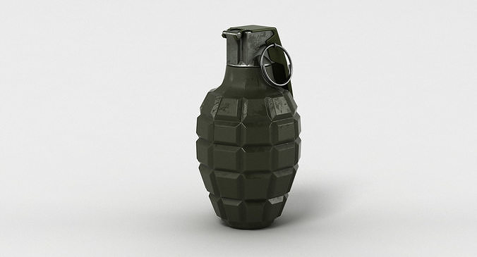 Hand Grenade 2 3D model | CGTrader