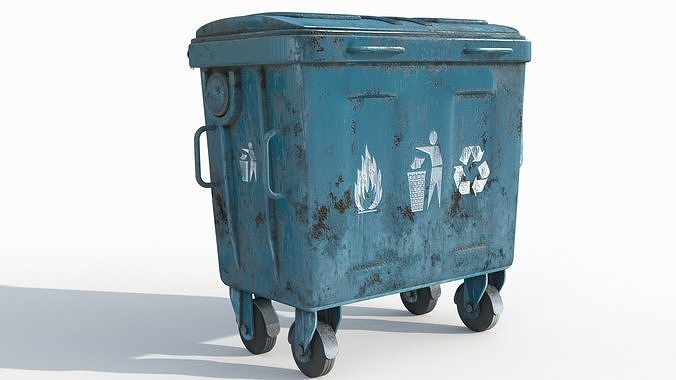 Garbage bin 3D model | CGTrader