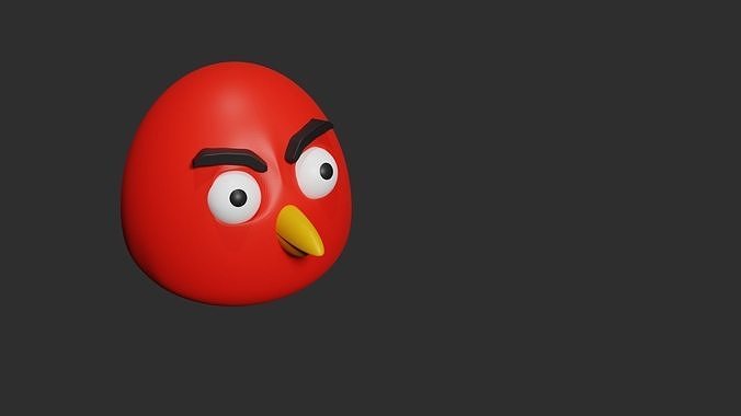 Birds angry bird free VR / AR / low-poly 3D model | CGTrader