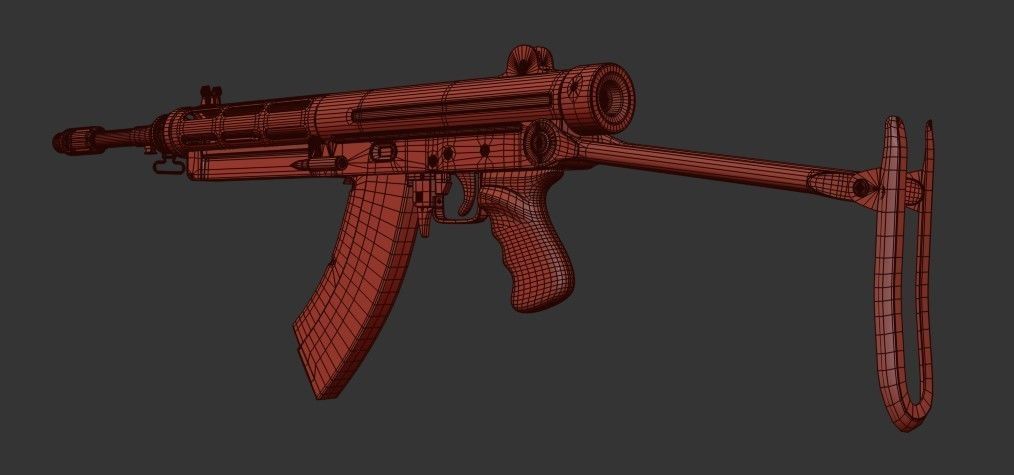 3D model Vargo 52 - Assault Rifle VR / AR / low-poly | CGTrader