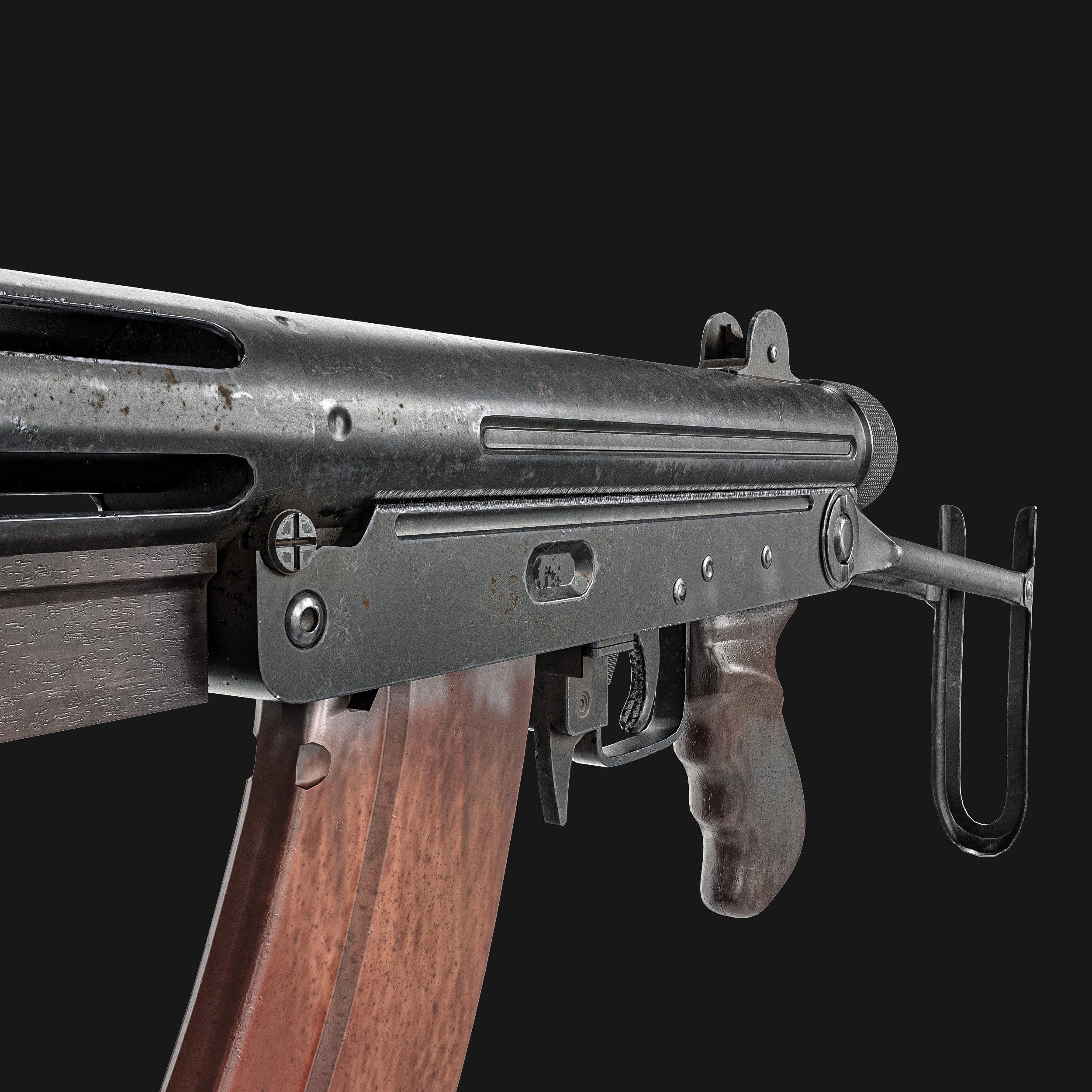 3D model Vargo 52 - Assault Rifle VR / AR / low-poly | CGTrader