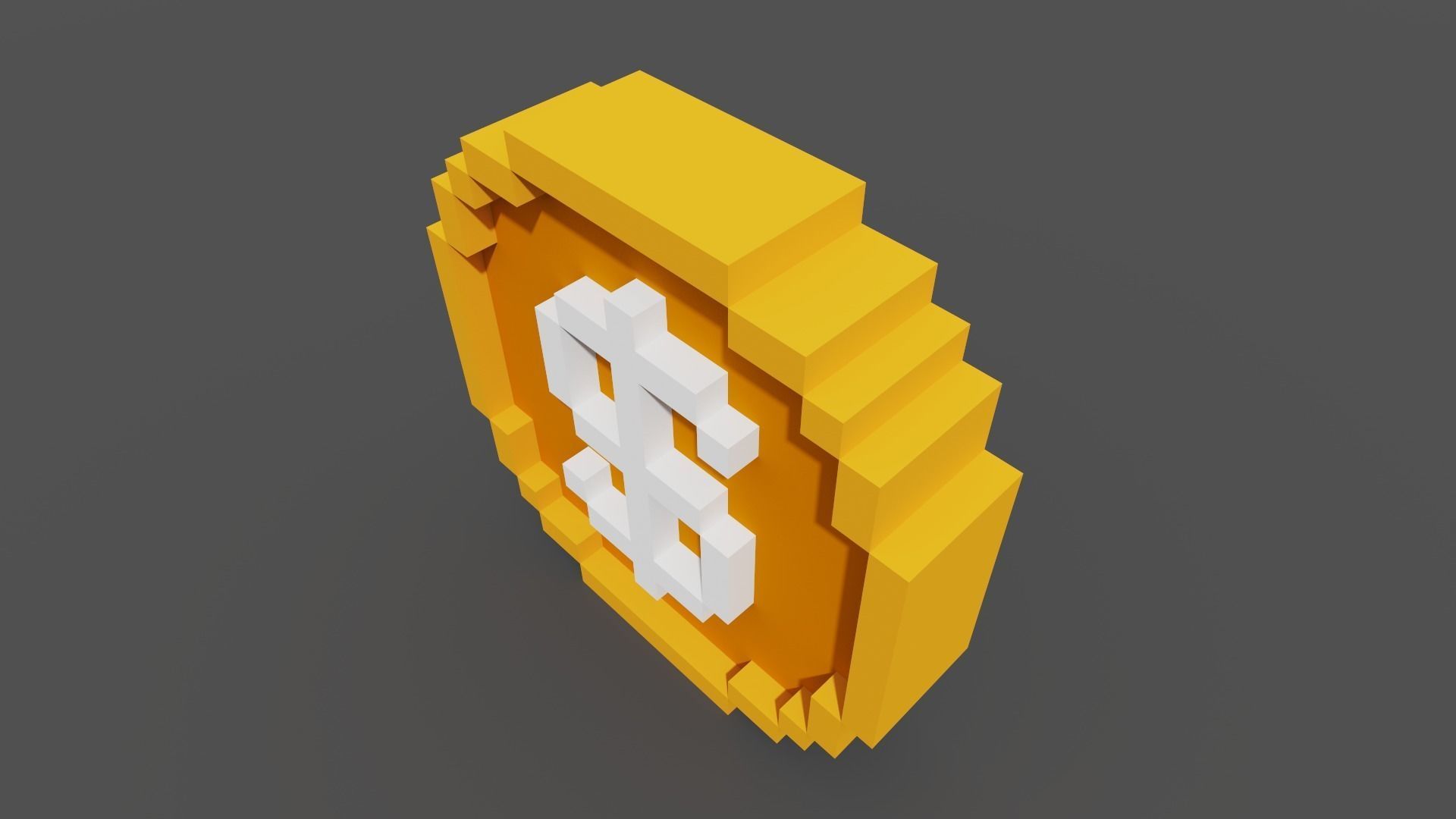 3D model US dollar 8bit two sided coin VR / AR / low-poly | CGTrader