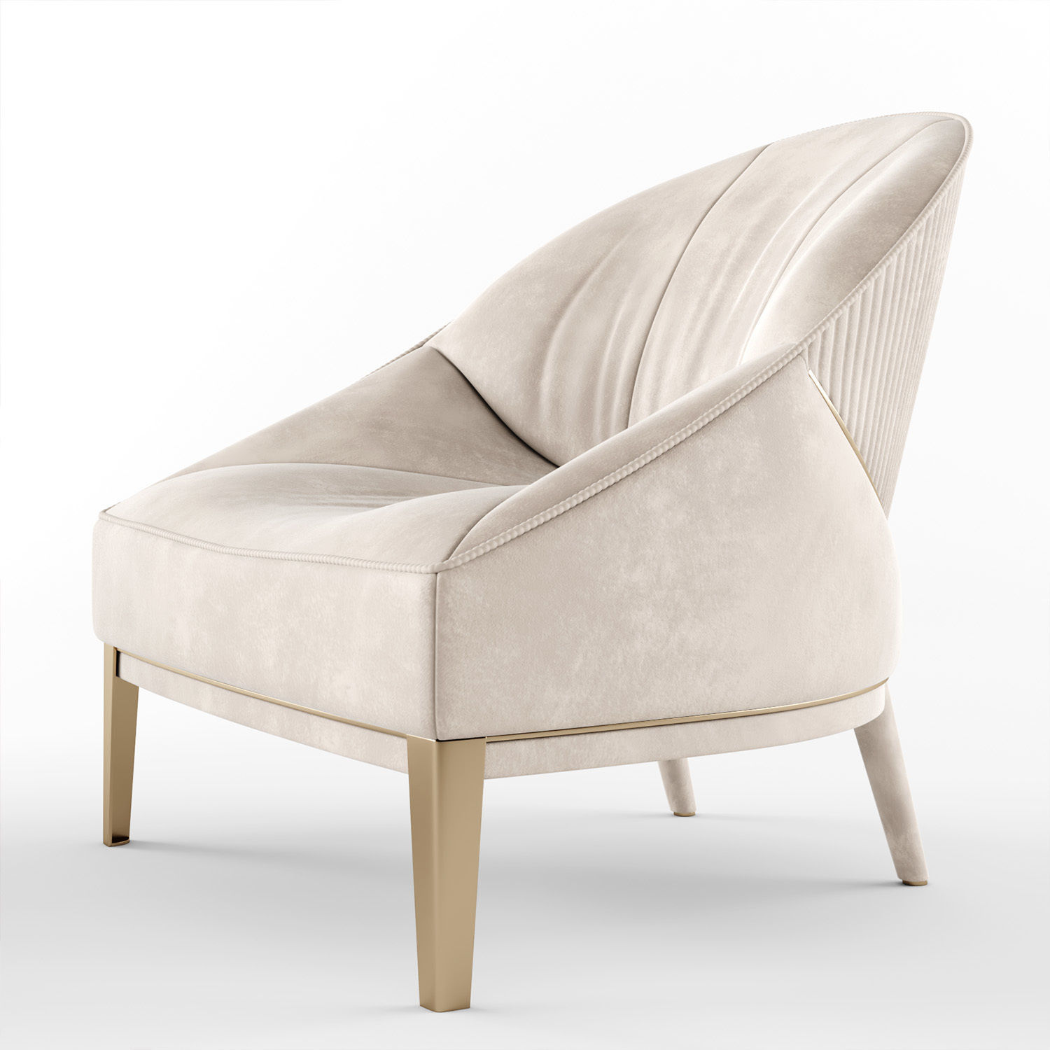 Visionnaire RosemaryUpholstered fabric armchair 3D model | CGTrader