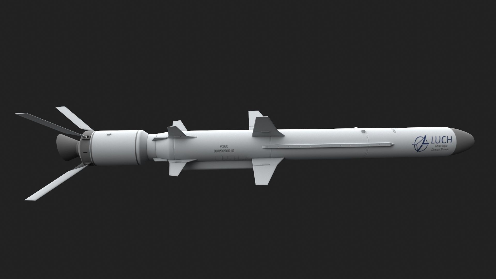 3D model R-360 Neptune cruise missile VR / AR / low-poly | CGTrader
