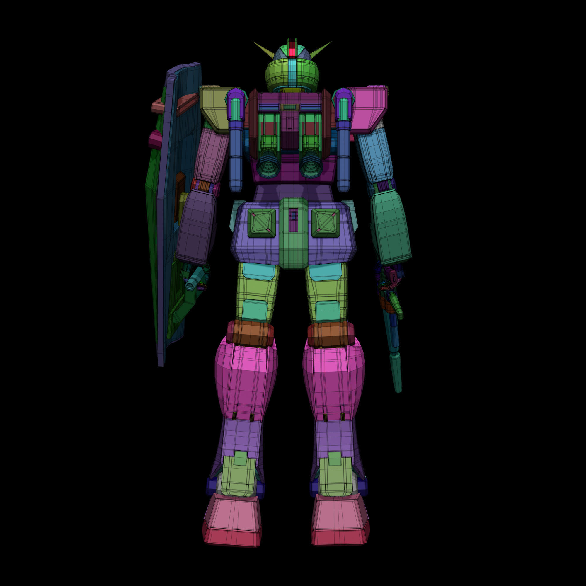 Gundam G40 3D model | CGTrader