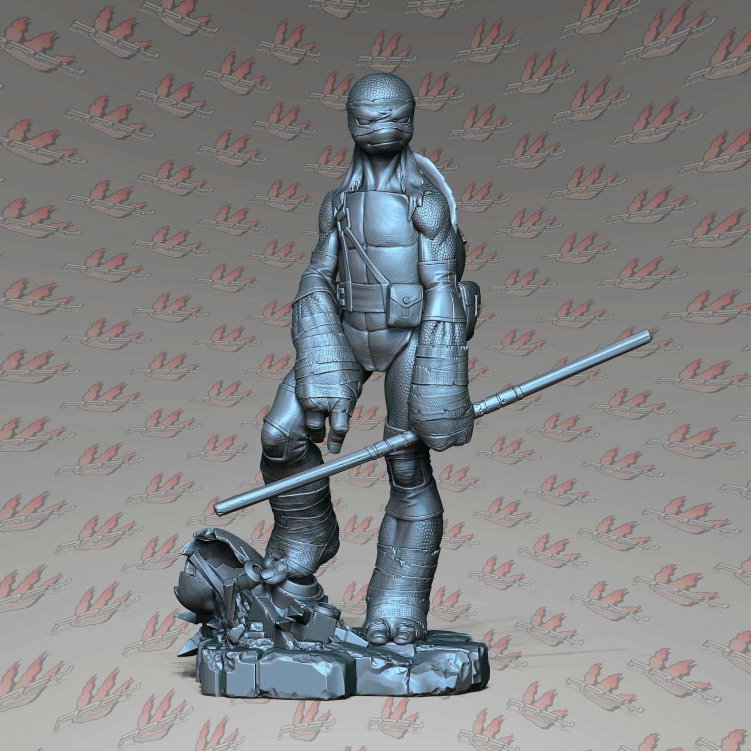 Donatello 1-10 scale TMNT - IDW 3D model 3D printable | CGTrader