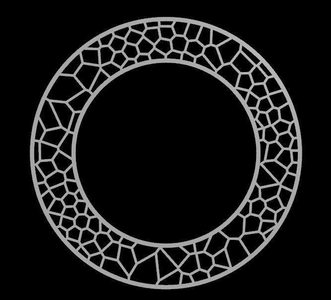 Circular round frame free 3D model 3D printable | CGTrader