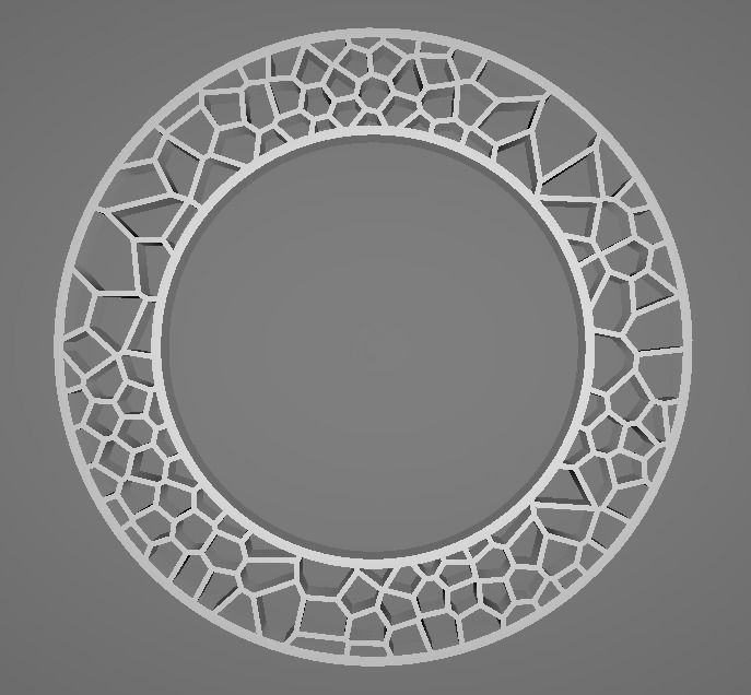 Circular round frame free 3D model 3D printable | CGTrader