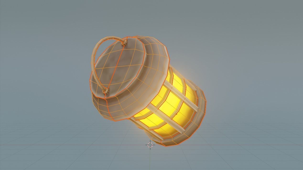 Hand-painted stylized Lantern free VR / AR / low-poly 3D model | CGTrader