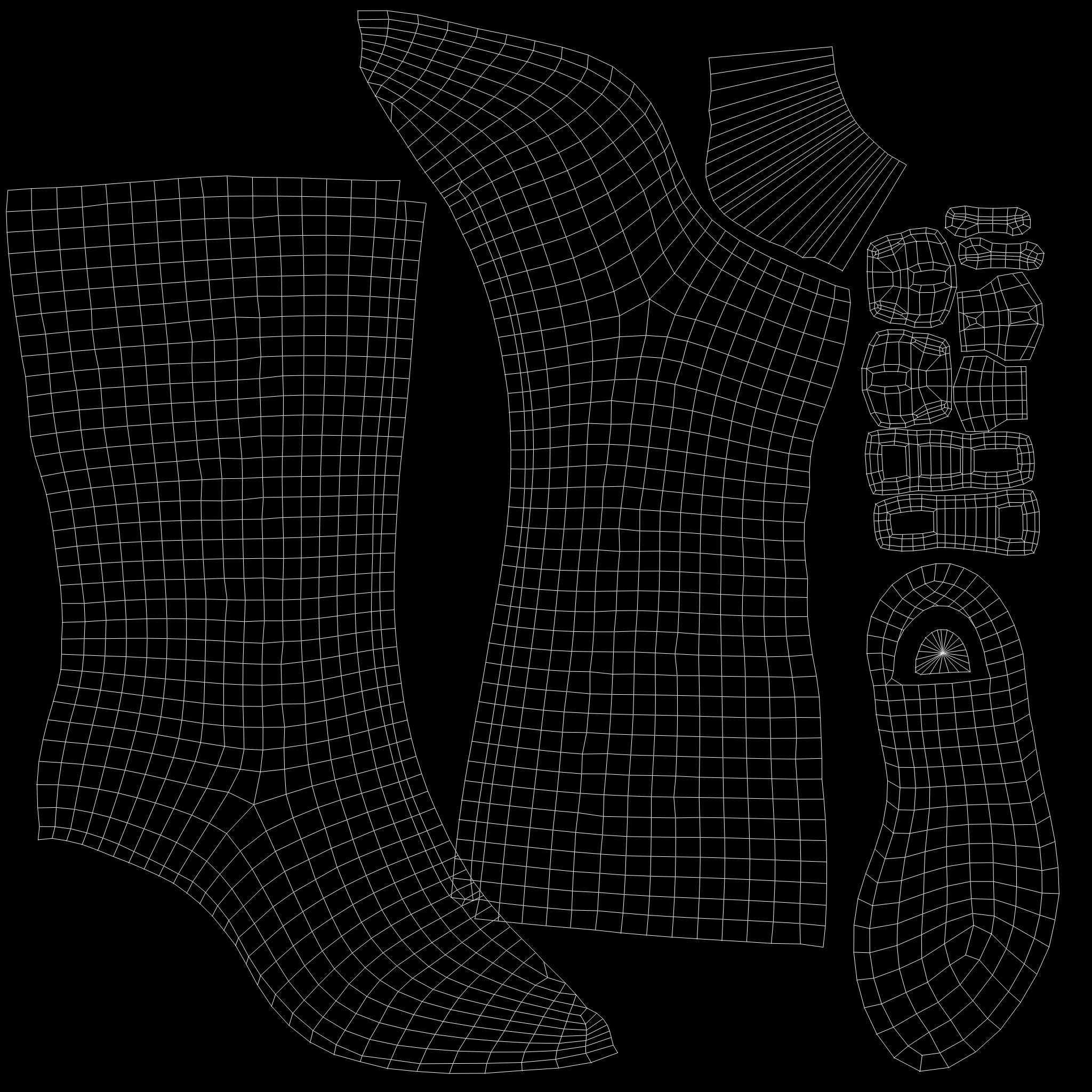 3D model One Piece Body Suit VR / AR / low-poly | CGTrader