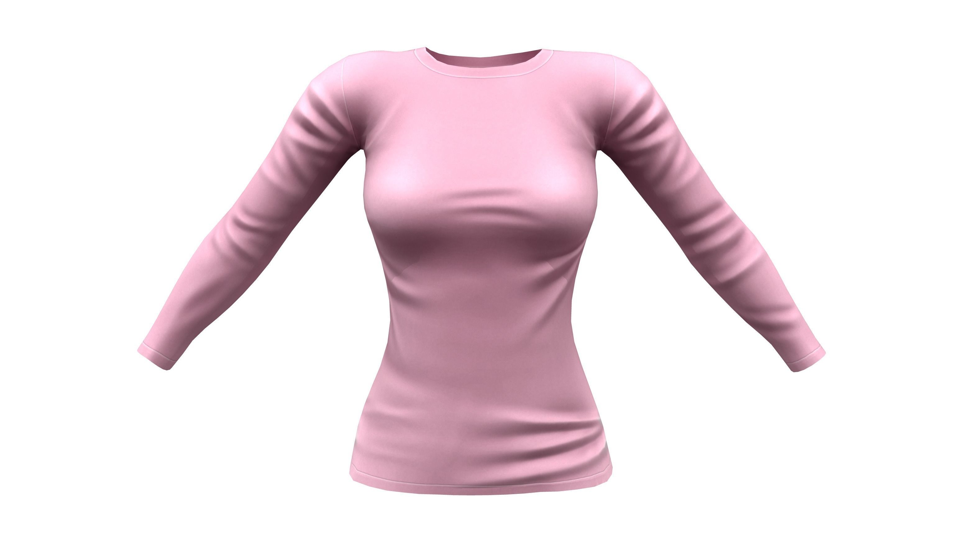 3D model Ladies Long Sweater VR / AR / low-poly | CGTrader