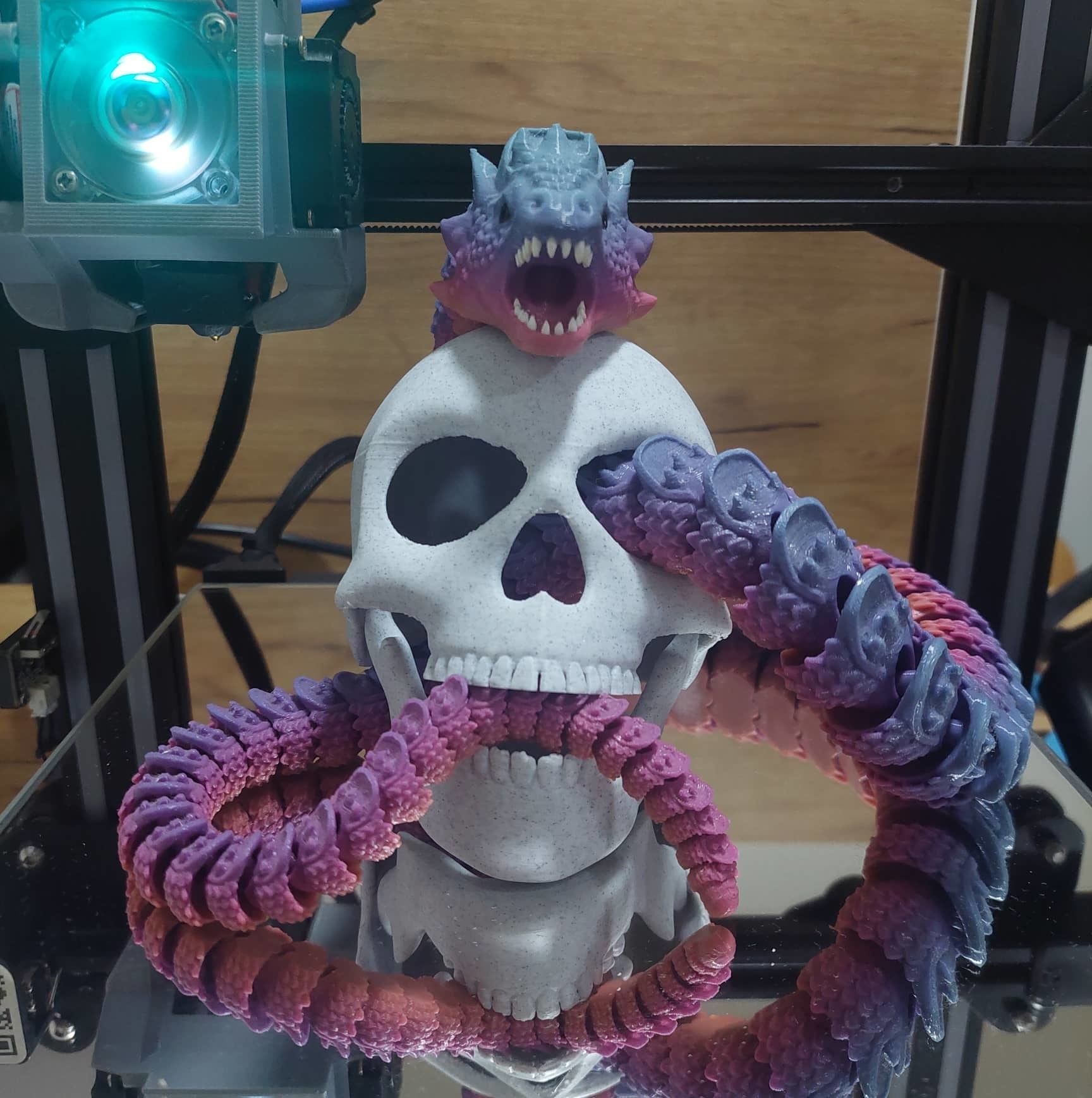 Articulated skull with moving jaw 3D model 3D printable | CGTrader