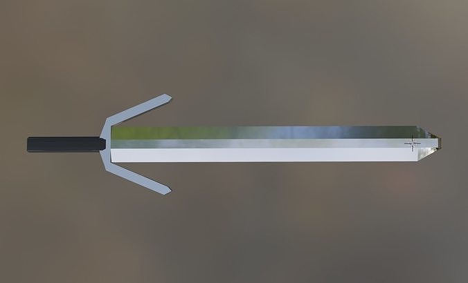 3D model Metal sword VR / AR / low-poly | CGTrader