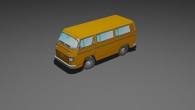Volkswagen bus 3D model | CGTrader