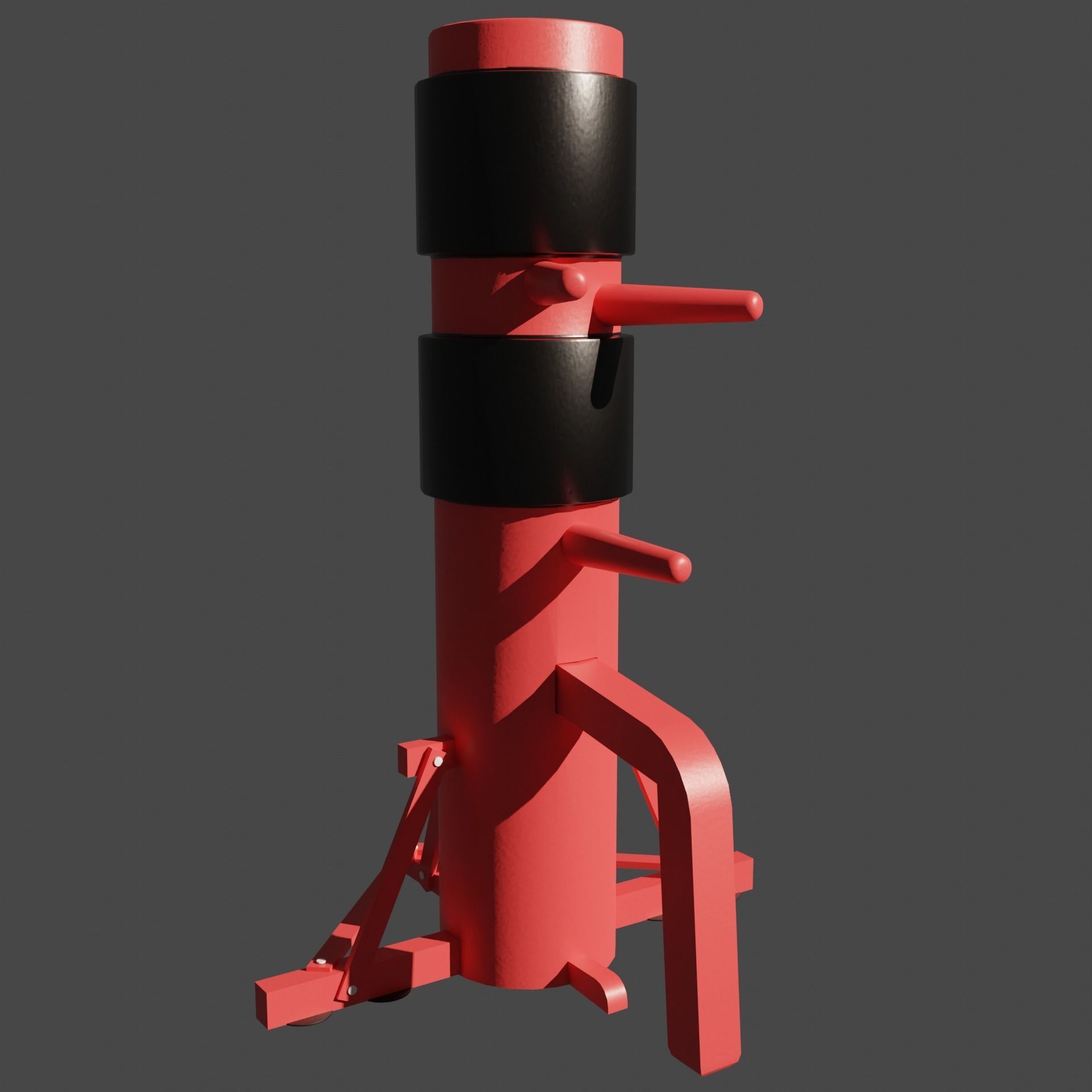 3D model Wing Chun Wooden Dummy VR / AR / low-poly | CGTrader