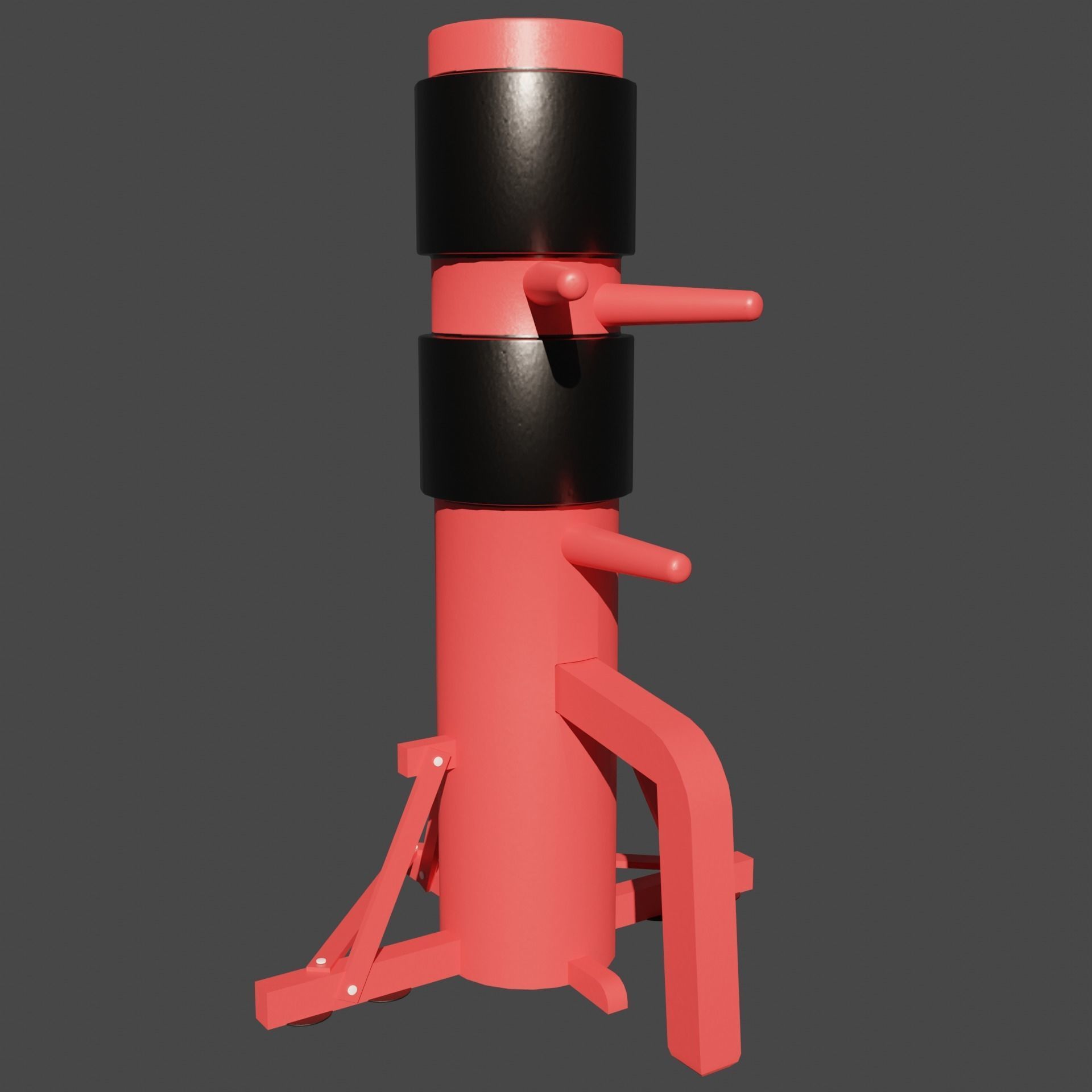 3D model Wing Chun Wooden Dummy VR / AR / low-poly | CGTrader