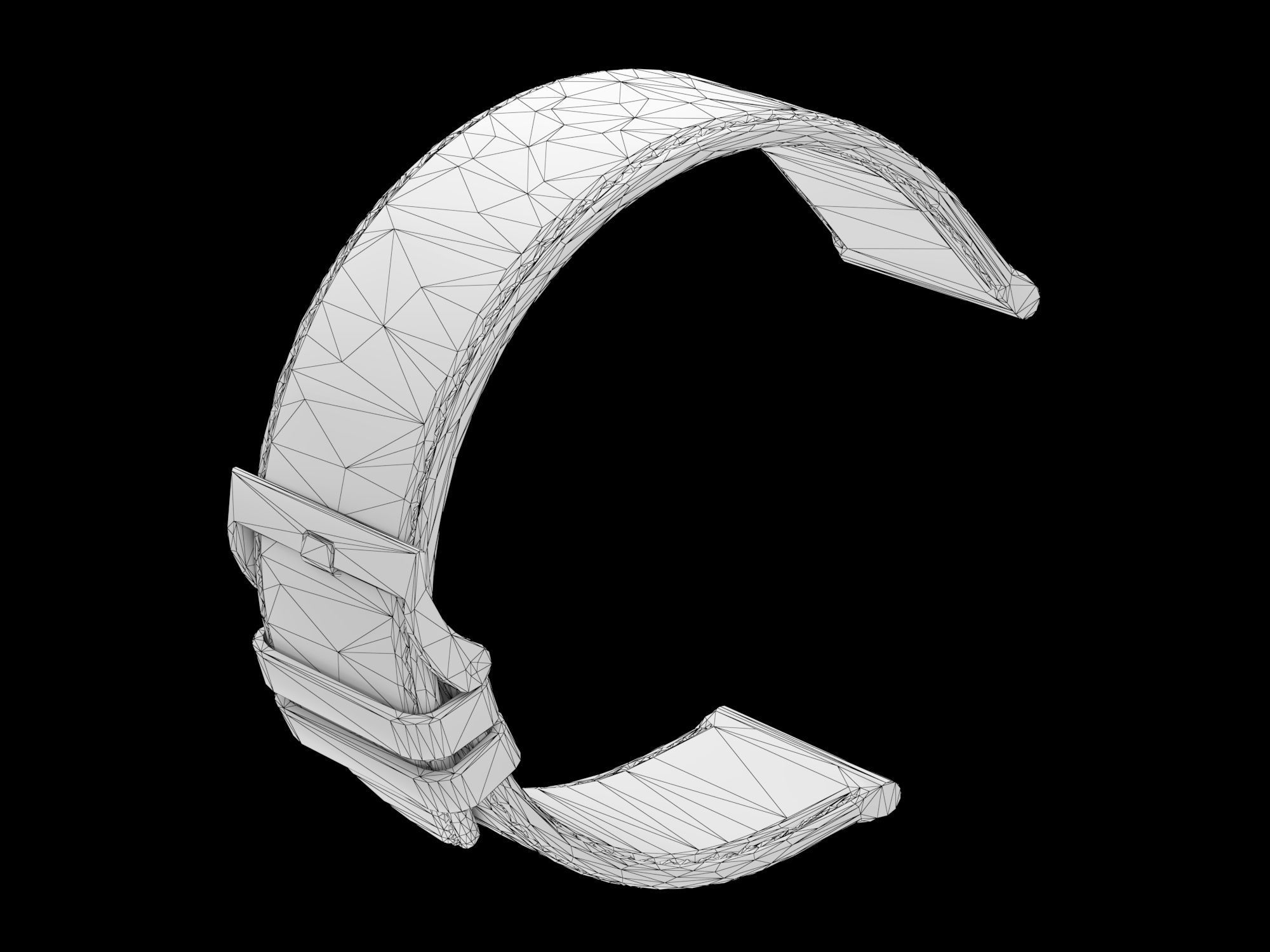 3D model Watch strap VR / AR / low-poly | CGTrader