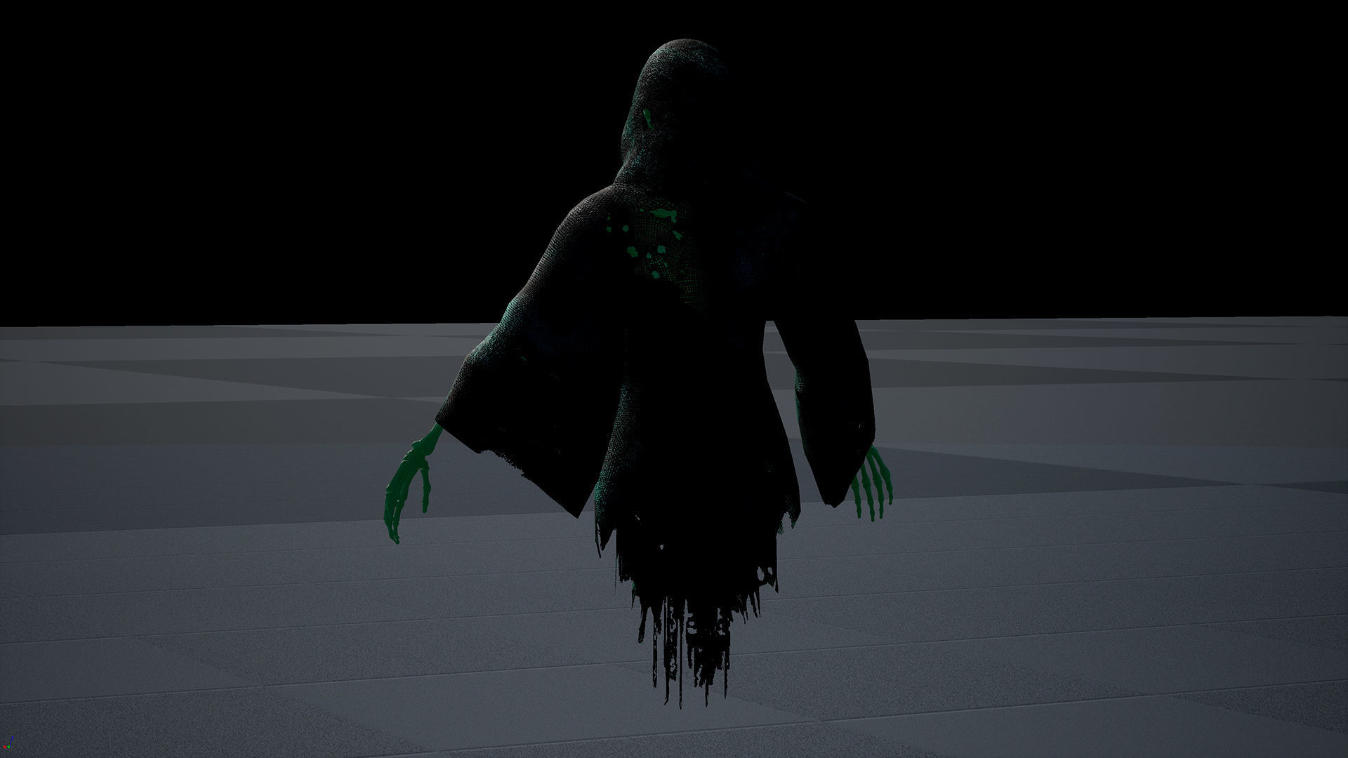 3D model Ghost skeleton in hooded robe VR / AR / low-poly | CGTrader
