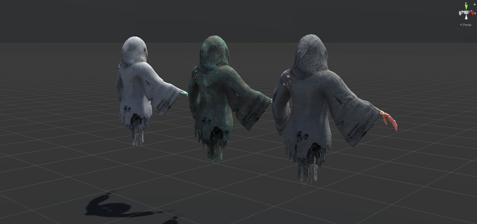3D model Ghost skeleton in hooded robe VR / AR / low-poly | CGTrader