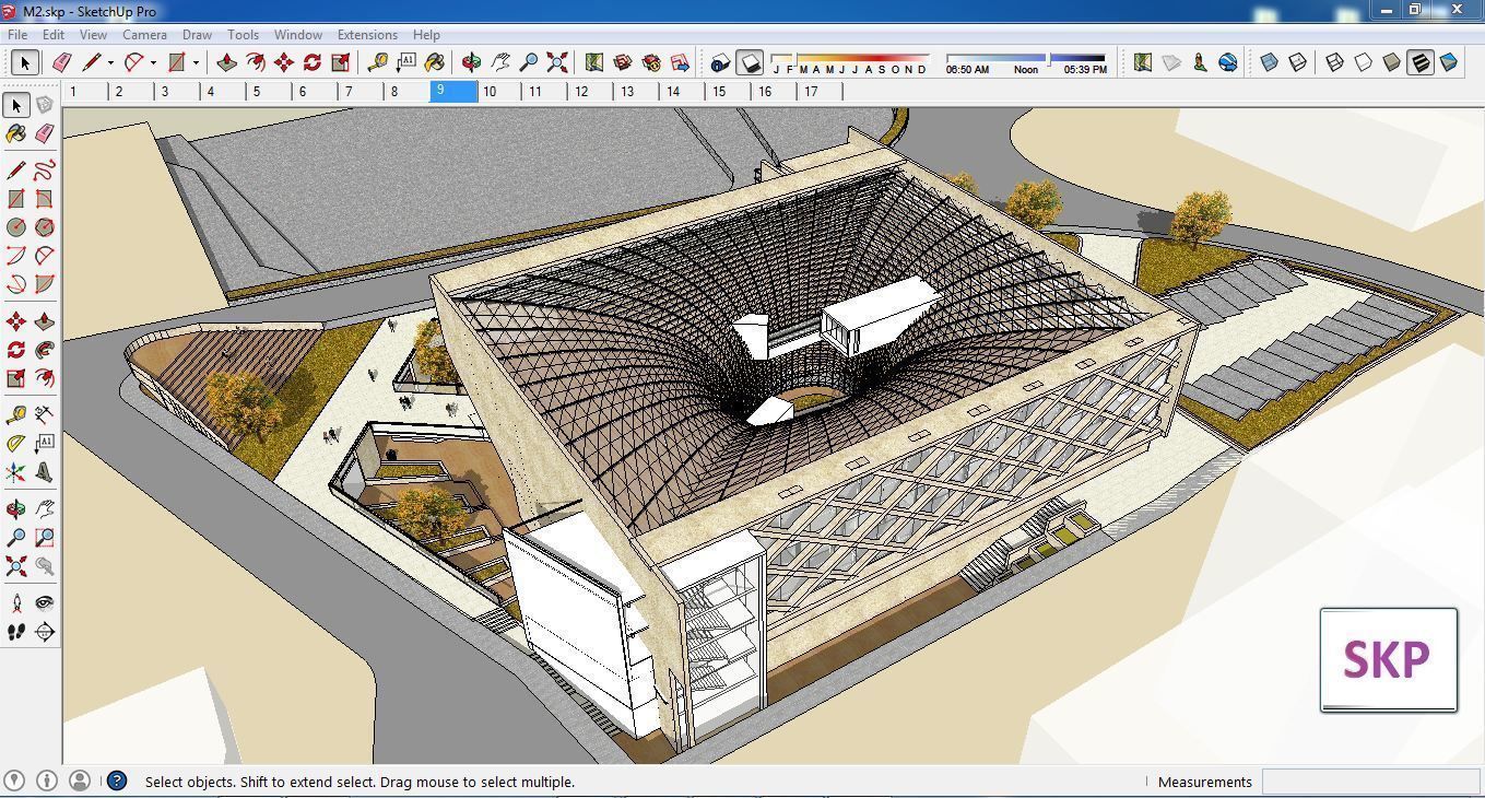 Sketchup Library M2 3D model | CGTrader