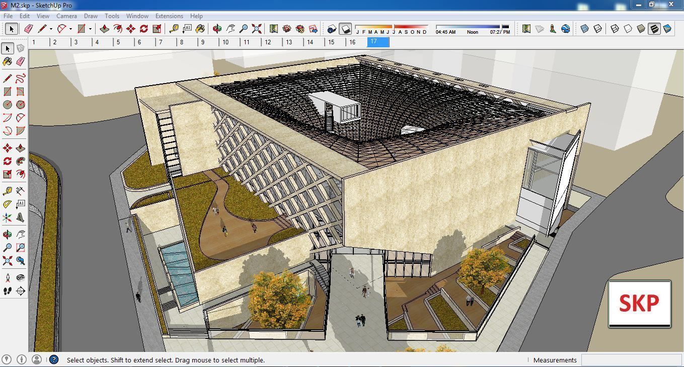 Sketchup Library M2 3D model | CGTrader