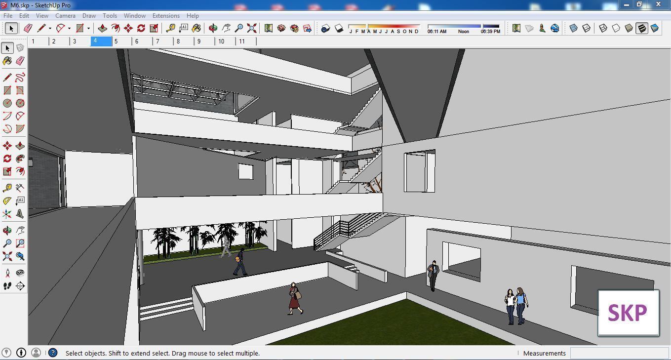 Sketchup Library M6 3D model | CGTrader