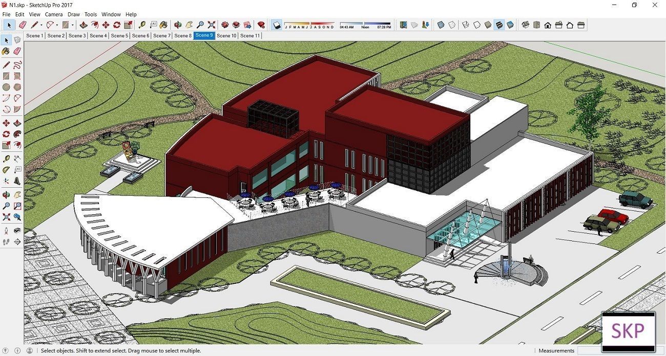 Sketchup Library N1 3D model | CGTrader