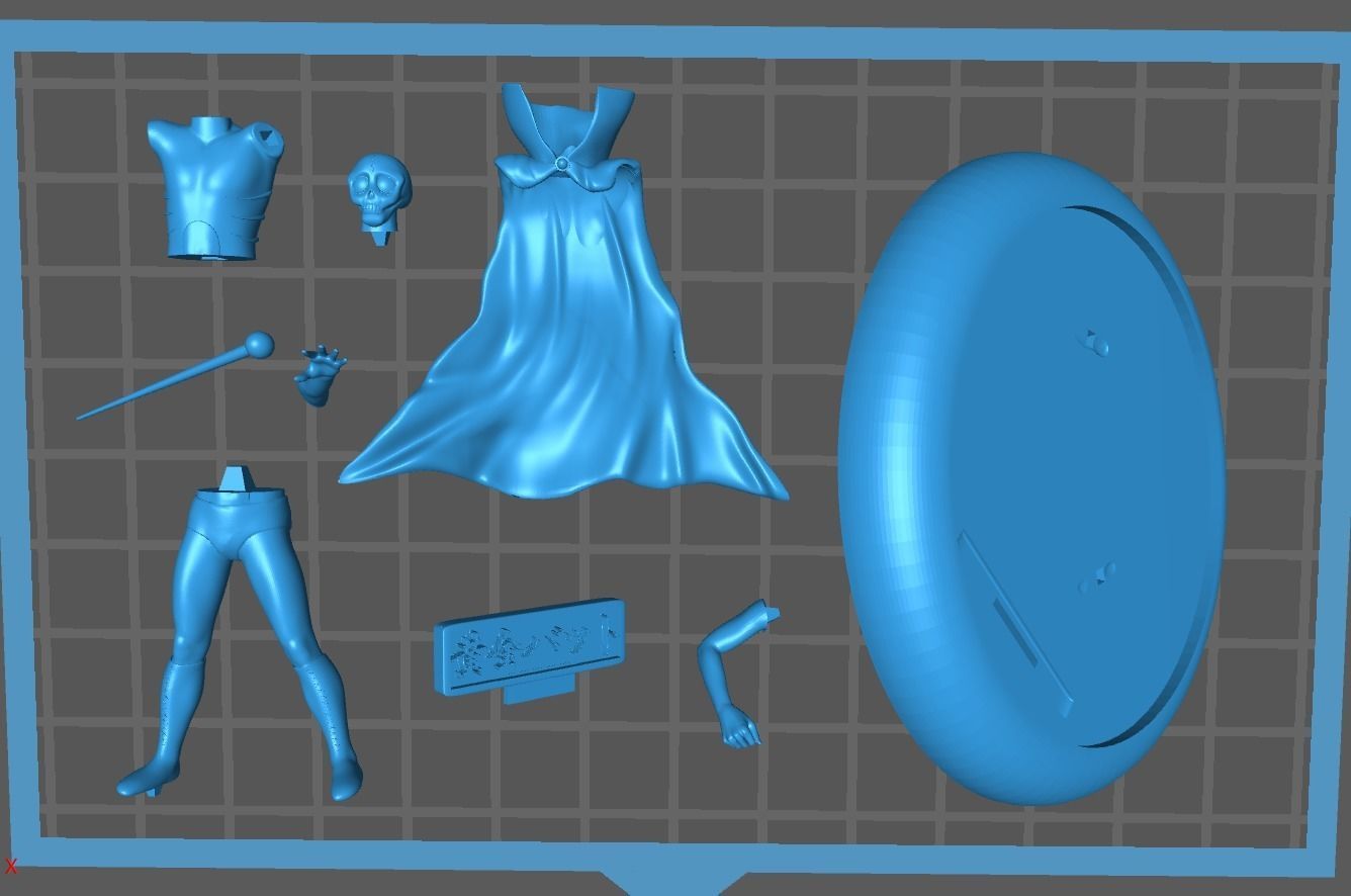 ogon bat fantaman 60th japan anime hero 3D model 3D printable | CGTrader