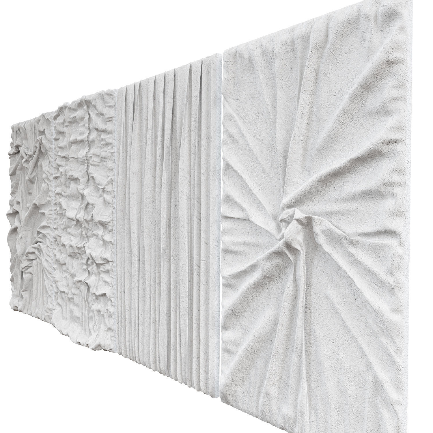 Original Abstract Textured Wall Painting 3D model | CGTrader