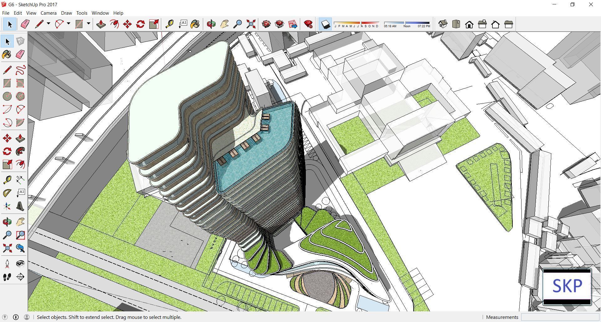 Sketchup Hotel G6 3D model | CGTrader