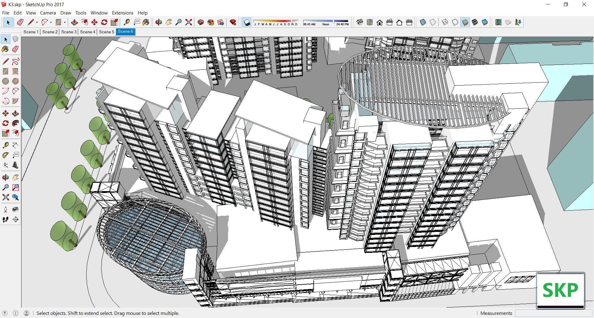Sketchup Hotel K3 3D model | CGTrader