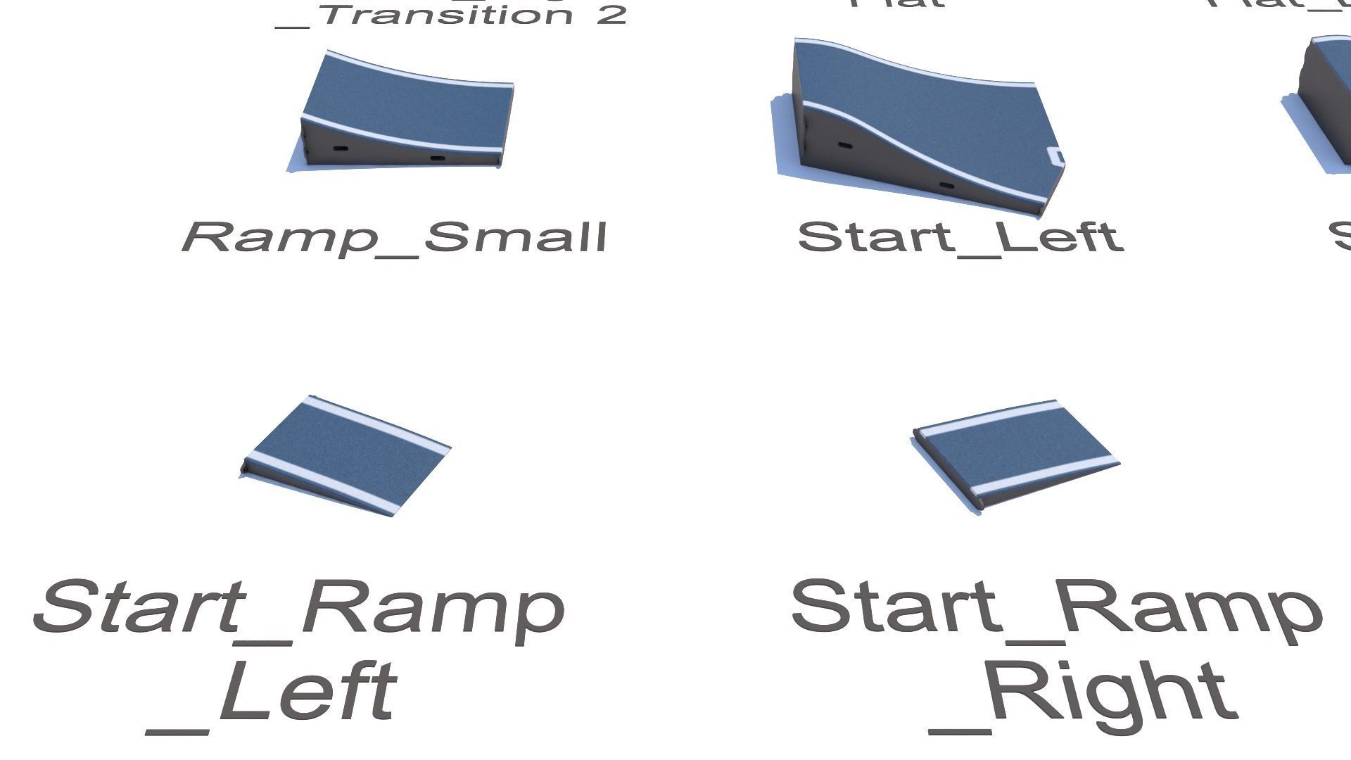 Pump Track Modular 3D model | CGTrader