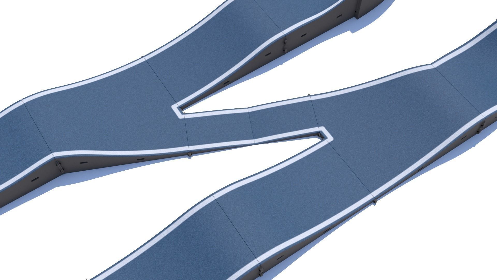 Pump Track Modular 3D model | CGTrader