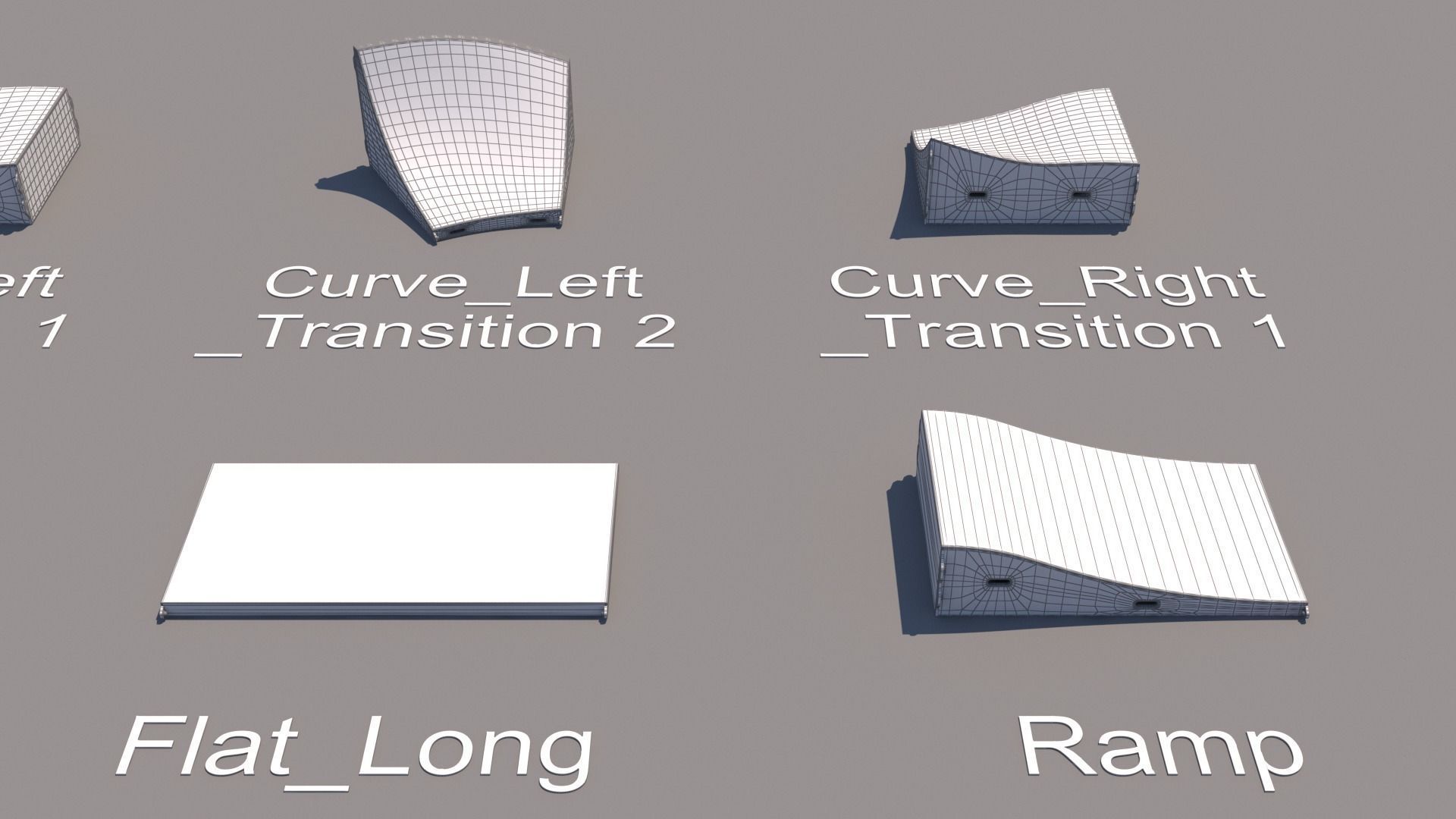 Pump Track Modular 3D model | CGTrader