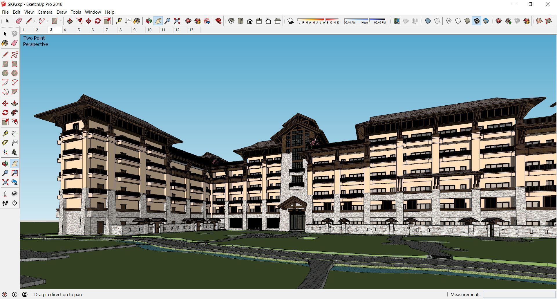 Sketchup Hotel K8 3D model | CGTrader