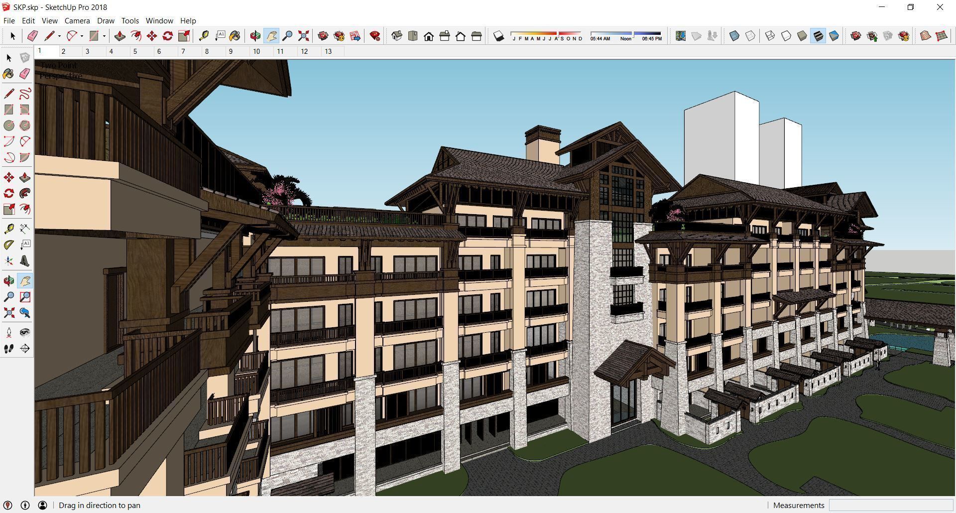 Sketchup Hotel K8 3D model | CGTrader