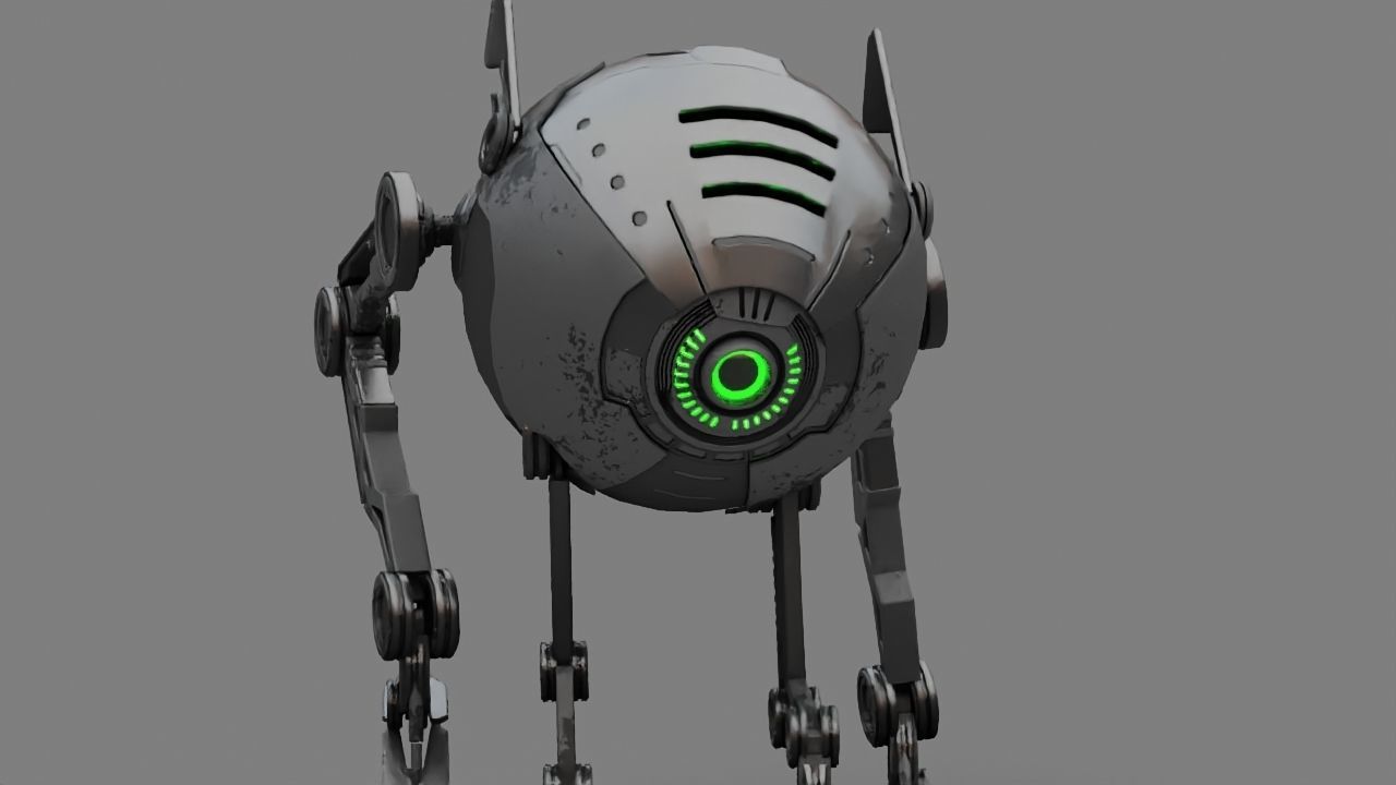 Mosquito DROID rigged character 3D model | CGTrader