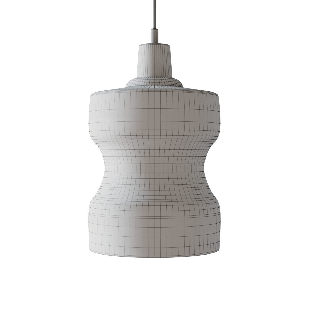 Corbit pendant lamp is blue 3D model | CGTrader