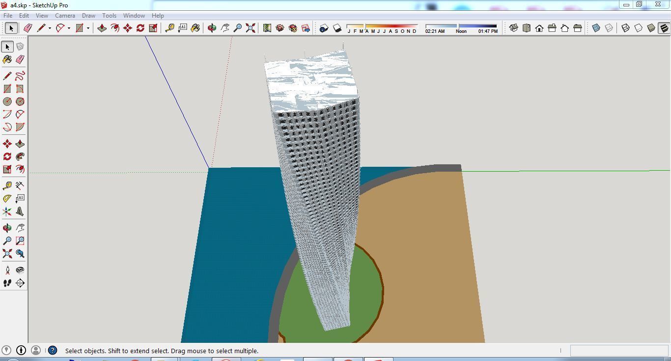 Sketchup Tower A4 free 3D model | CGTrader