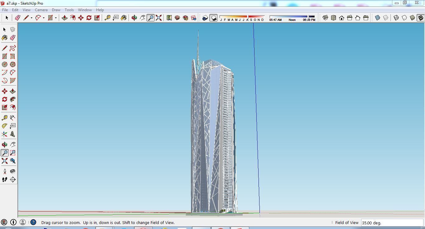 Sketchup Tower A7 free 3D model | CGTrader
