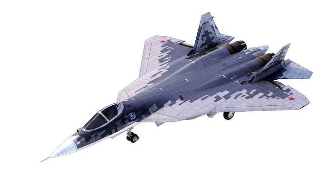 3D model Sukhoi SU-57 Felon VR / AR / low-poly | CGTrader
