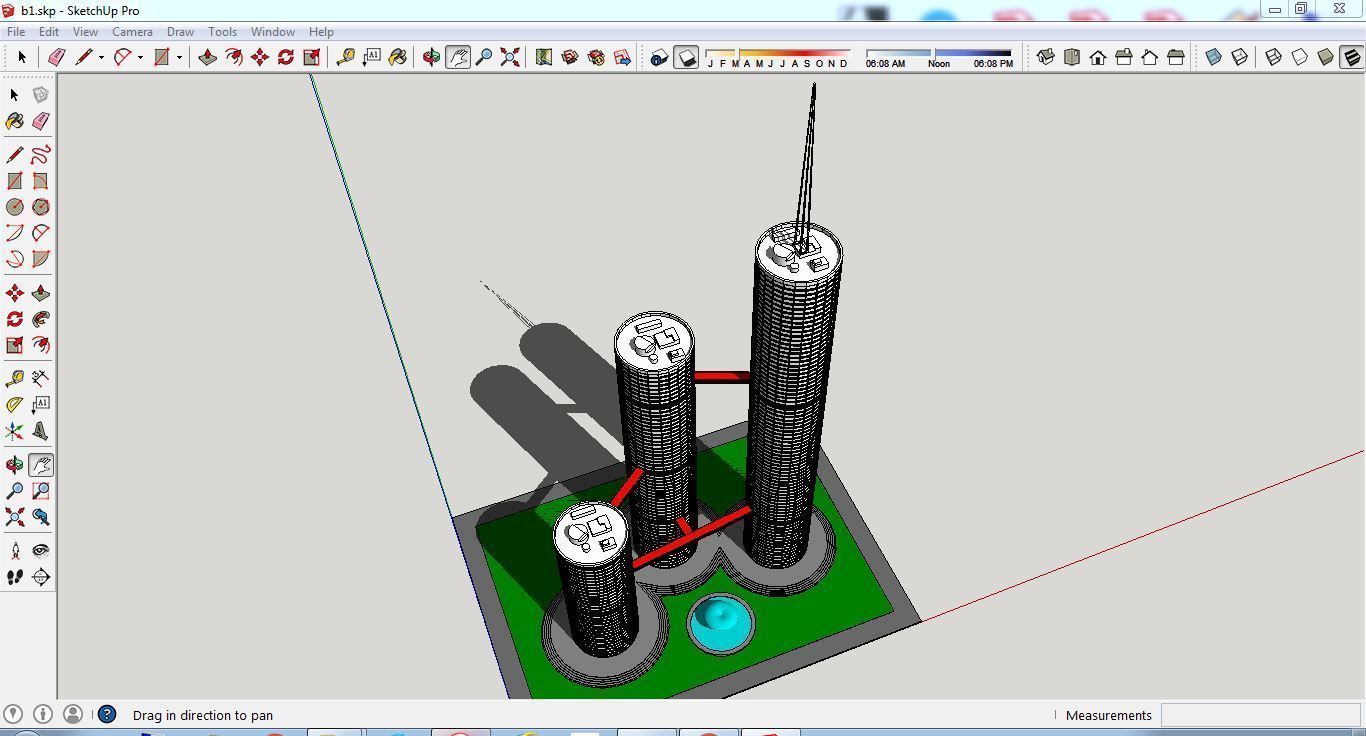 Sketchup Tower B1 free 3D model | CGTrader