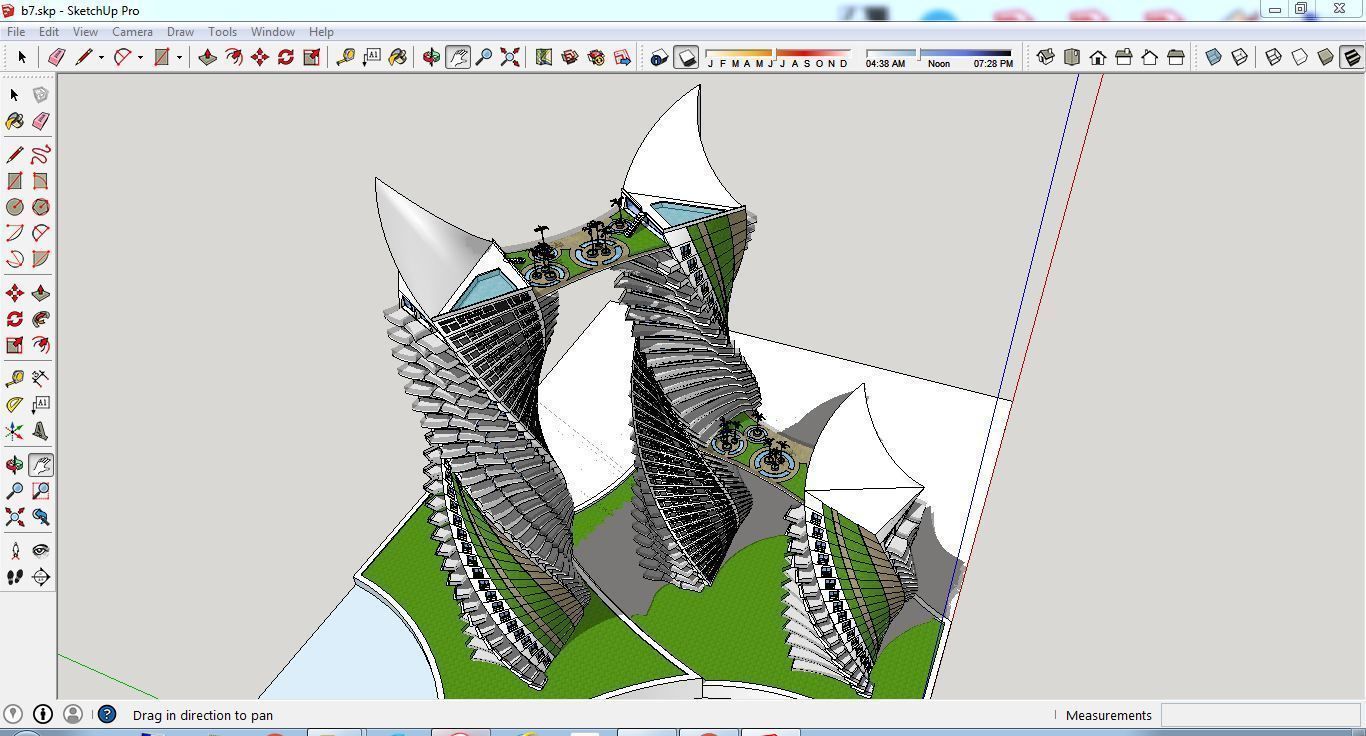 Sketchup Tower B7 free 3D model | CGTrader