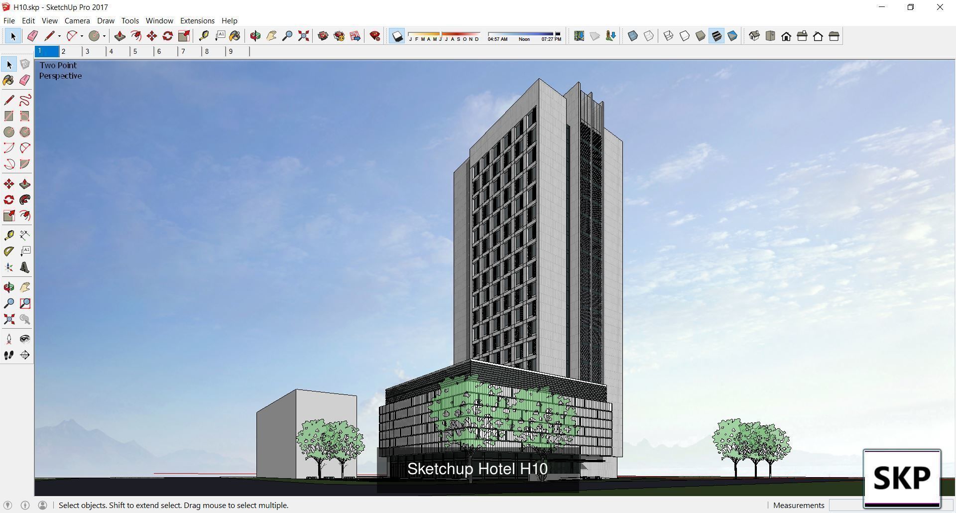 Collection 32 Sketchup Hotel models | CGTrader