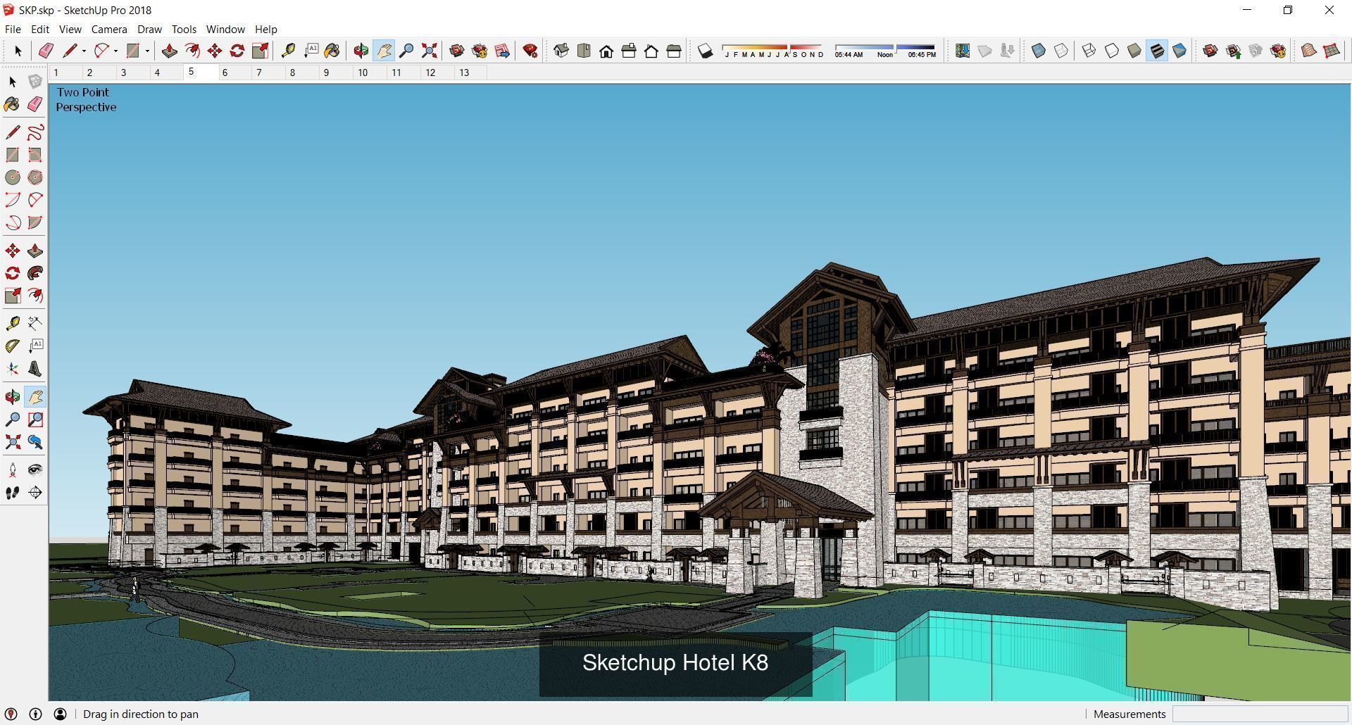 Collection 32 Sketchup Hotel models | CGTrader
