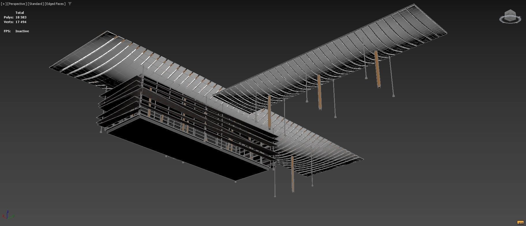 transport pavilion 3D model | CGTrader