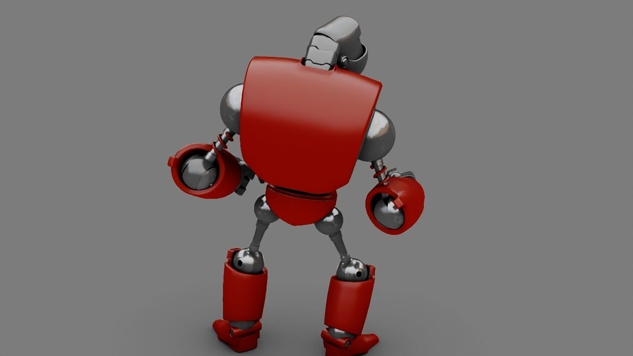 Crazy Frog Robot rigged character 3D model rigged | CGTrader