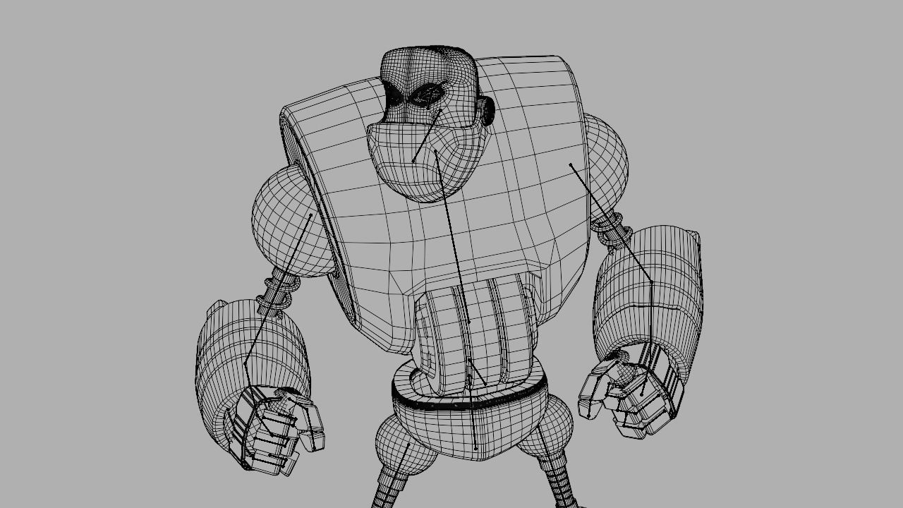 Crazy Frog Robot rigged character 3D model rigged | CGTrader