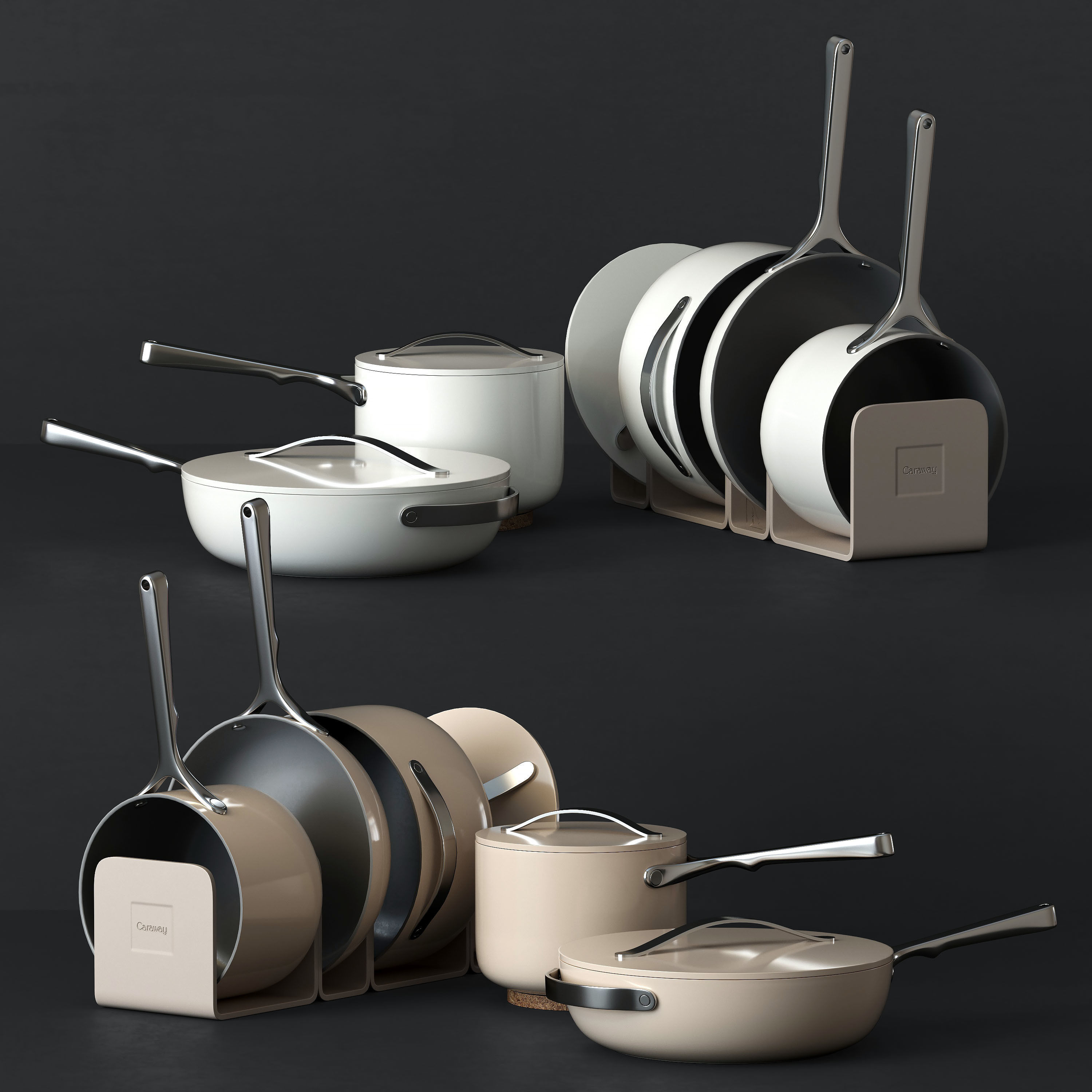 Kitchen set Caraway 3D model | CGTrader